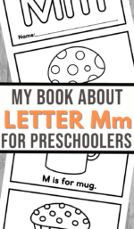 Printable Letter M Book - 3 Boys and a Dog