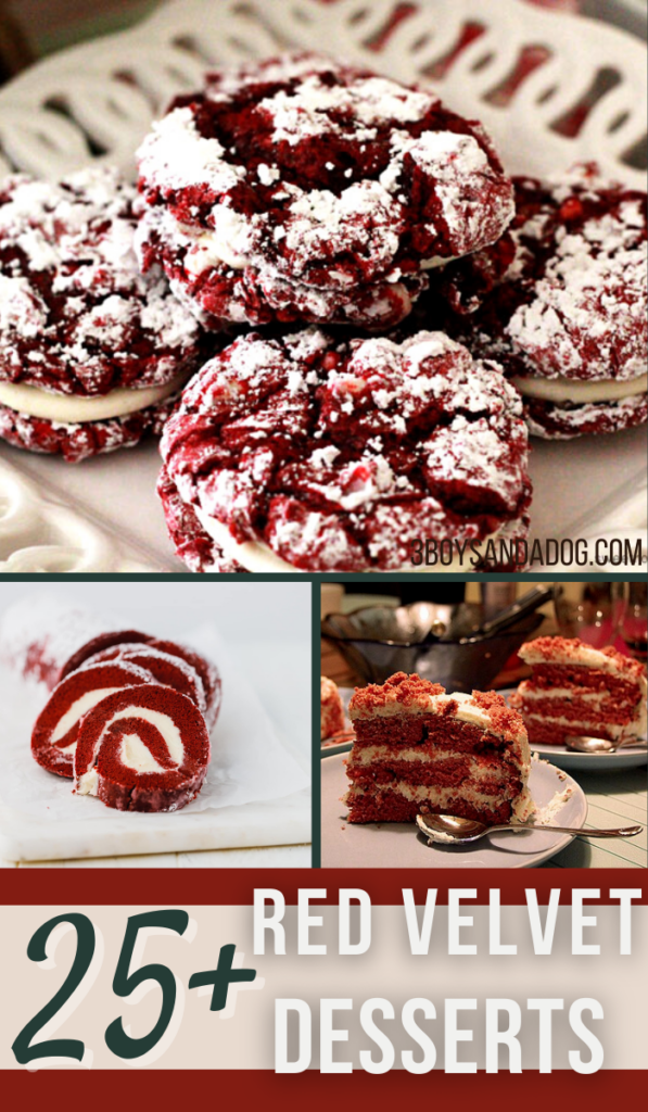 25+ Red Velvet Recipes - 3 Boys and a Dog