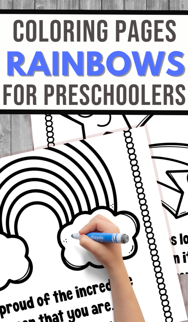 ree Rainbow Coloring Pages for Kids – Inspiring Quotes Included