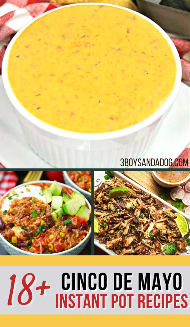 20 Instant Pot Recipes for Cinco De Mayo - 3 Boys and a Dog