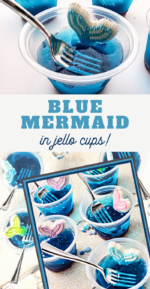 Mermaid Jello Cups Recipe - 3 Boys and a Dog