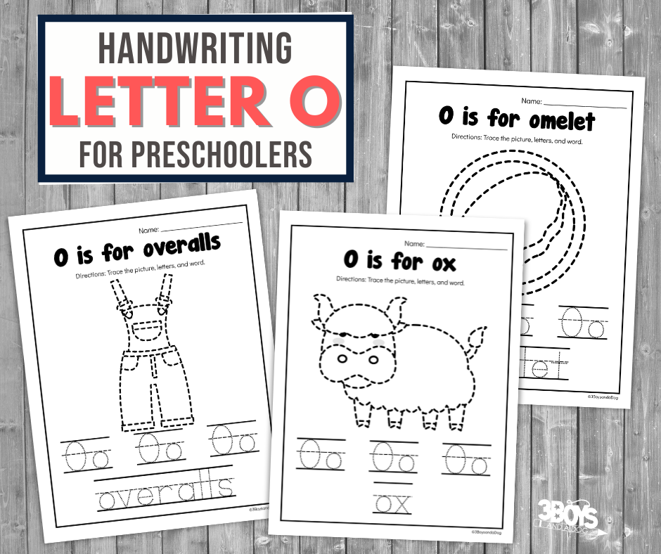 Letter O Worksheets 3 Boys And A Dog Letter O Worksheets 3 Boys And A Dog