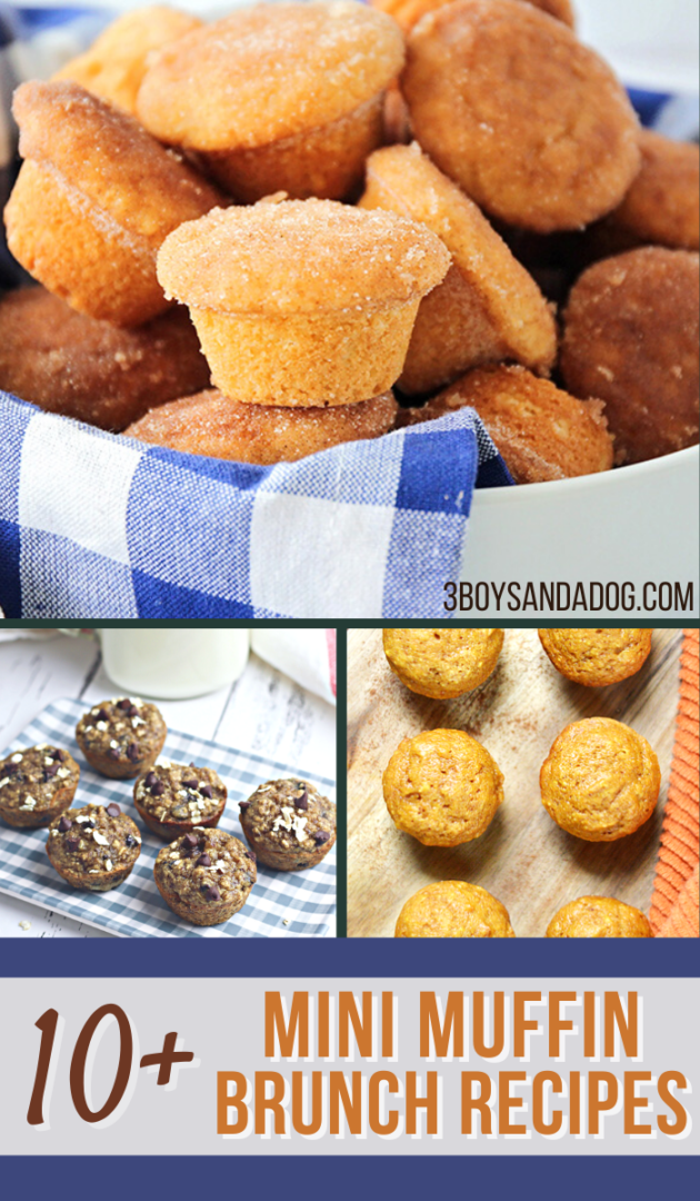 10+ Brunch Mini Muffin Recipes - 3 Boys and a Dog