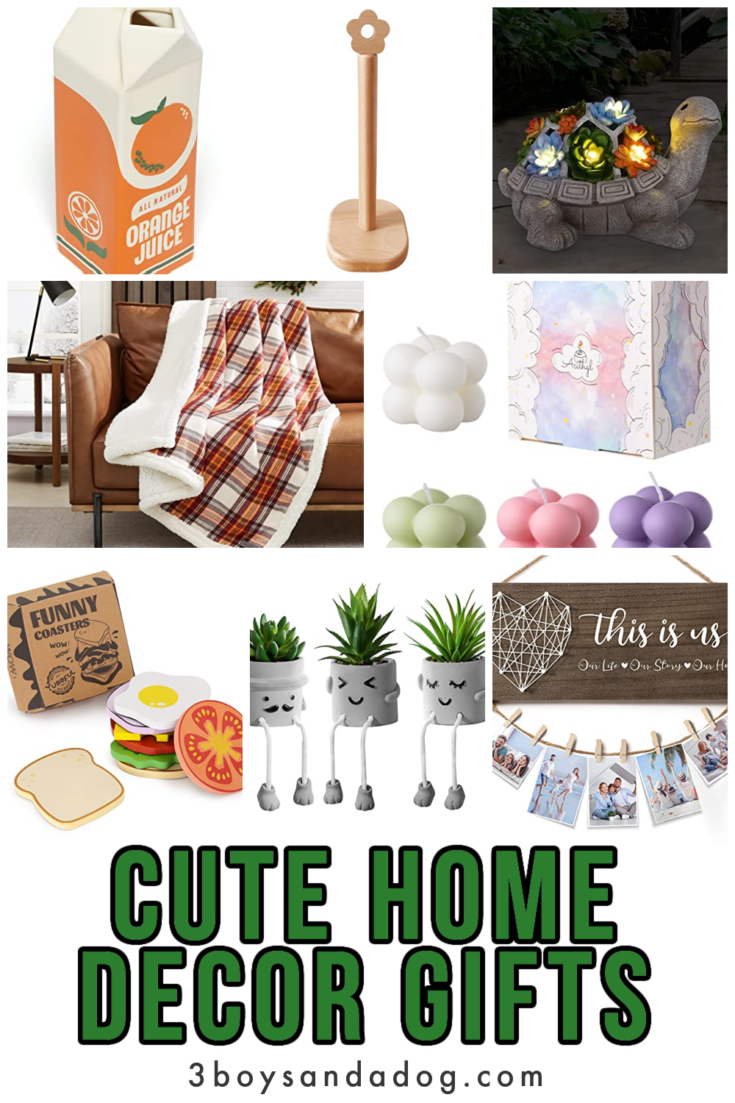 15 Cute Home Decor Gifts - 3 Boys and a Dog