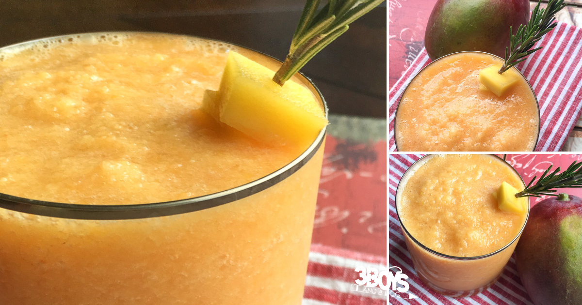Frozen Mango Slushy Recipe - 3 Boys and a Dog