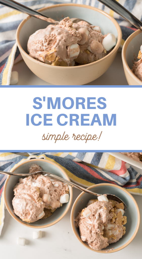 No Churn Smores Ice Cream Recipe - 3 Boys and a Dog