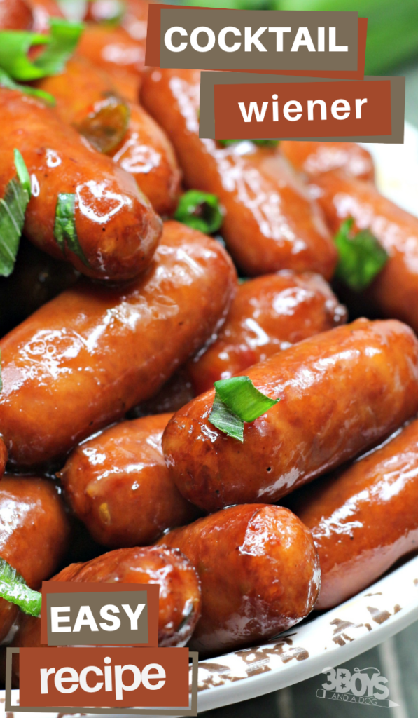 Instant Pot Cocktail Wiener Recipe - 3 Boys and a Dog