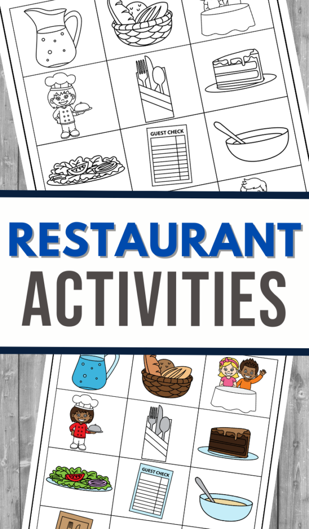 Restaurant Scavenger Hunt Printables - 3 Boys and a Dog