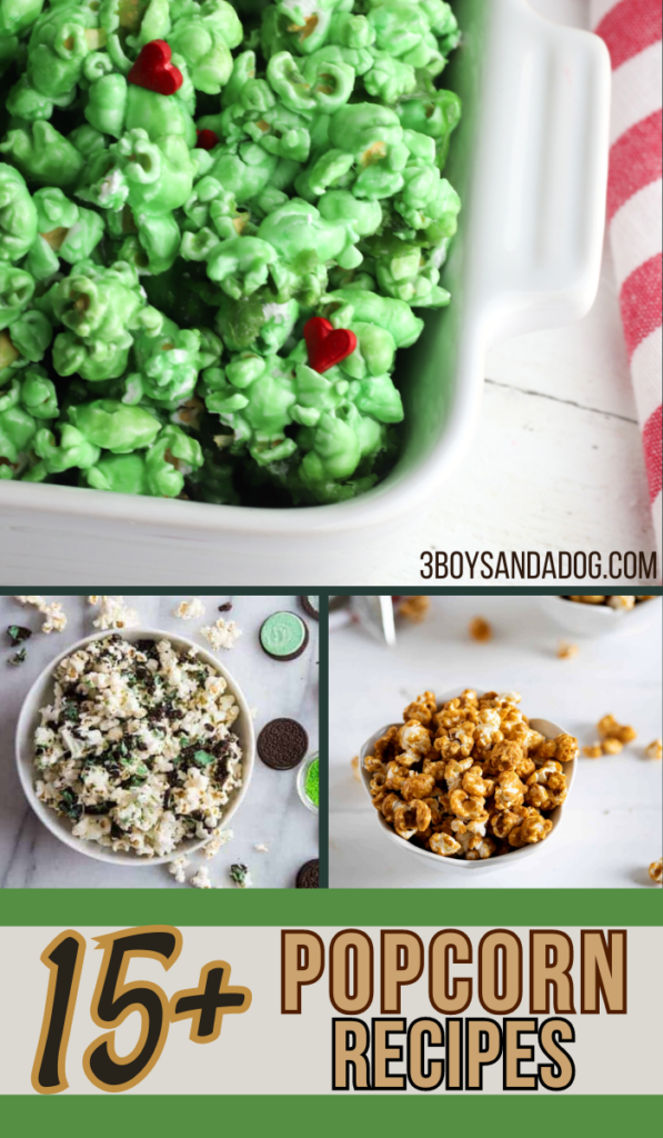 15+ Easy Holiday Popcorn Recipes - 3 Boys and a Dog
