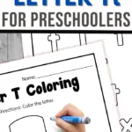 Letter T Coloring Pages - 3 Boys and a Dog