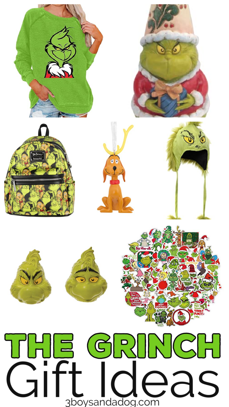 Grinch Gift Ideas - 3 Boys and a Dog