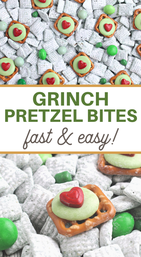 Grinch Pretzel Bites Recipe - 3 Boys and a Dog