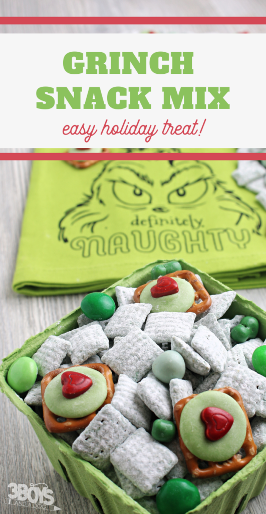Grinch Snack Mix Recipe - 3 Boys and a Dog