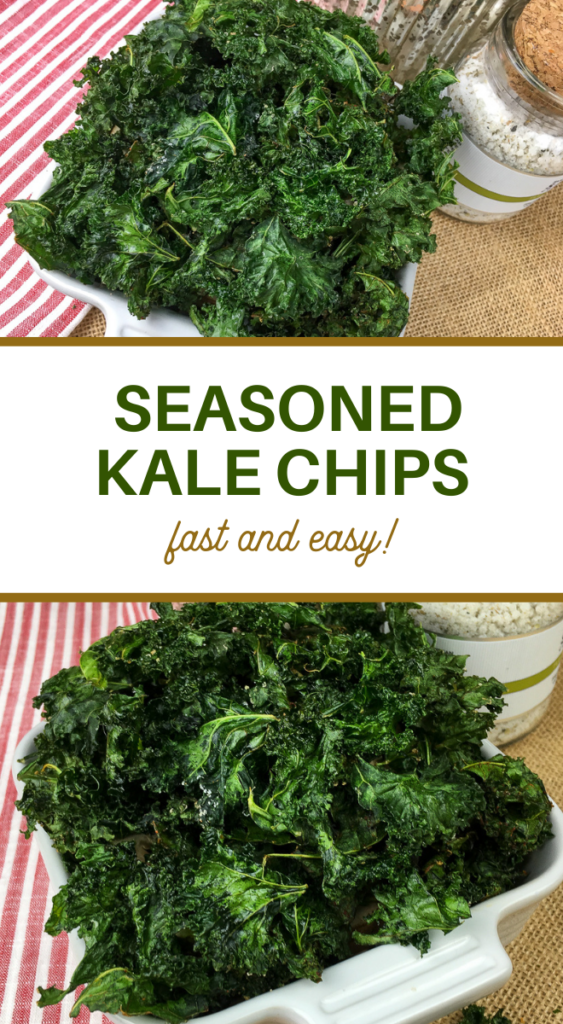 Crispy Seasoned Kale Chips Recipe - 3 Boys and a Dog