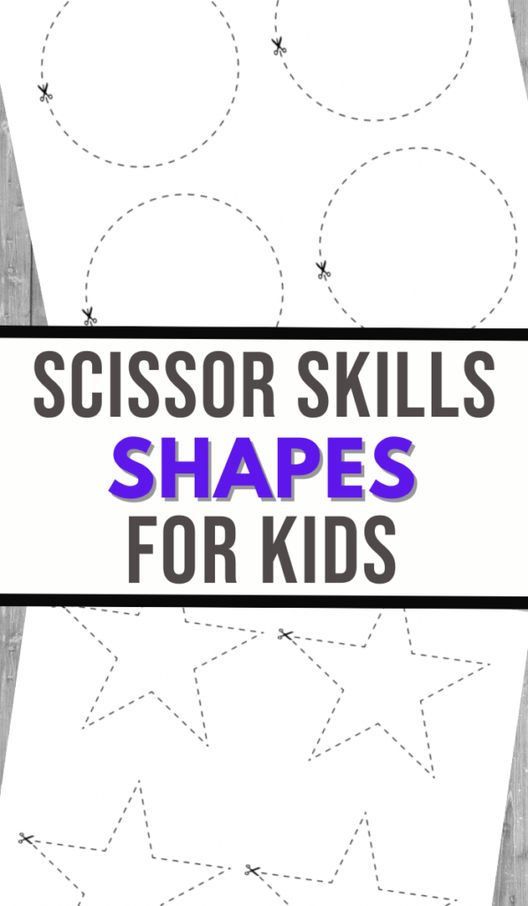 Cutting Shapes Worksheets - 3 Boys and a Dog