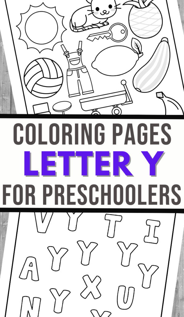 Y is for Yellow Coloring Page - 3 Boys and a Dog