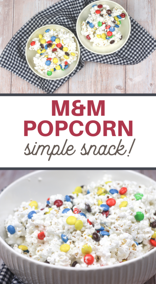 M&M Popcorn Recipe - 3 Boys and a Dog
