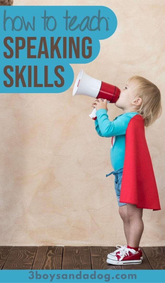 Developing Speaking Skills in Children - 3 Boys and a Dog