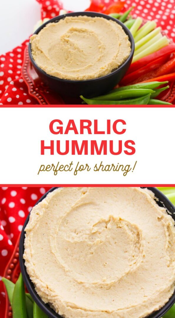 Garlic Hummus Recipe - 3 Boys and a Dog