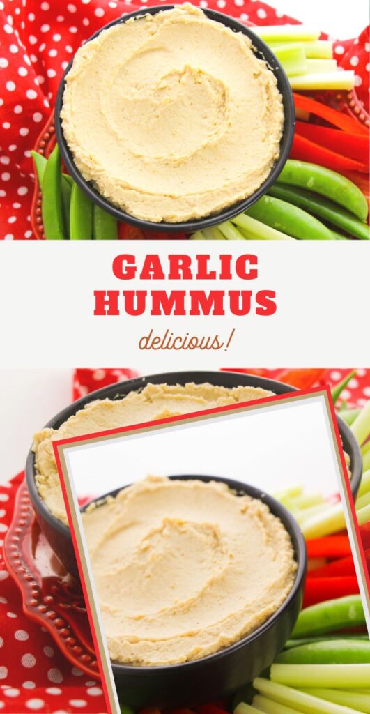 Garlic Hummus Recipe - 3 Boys and a Dog