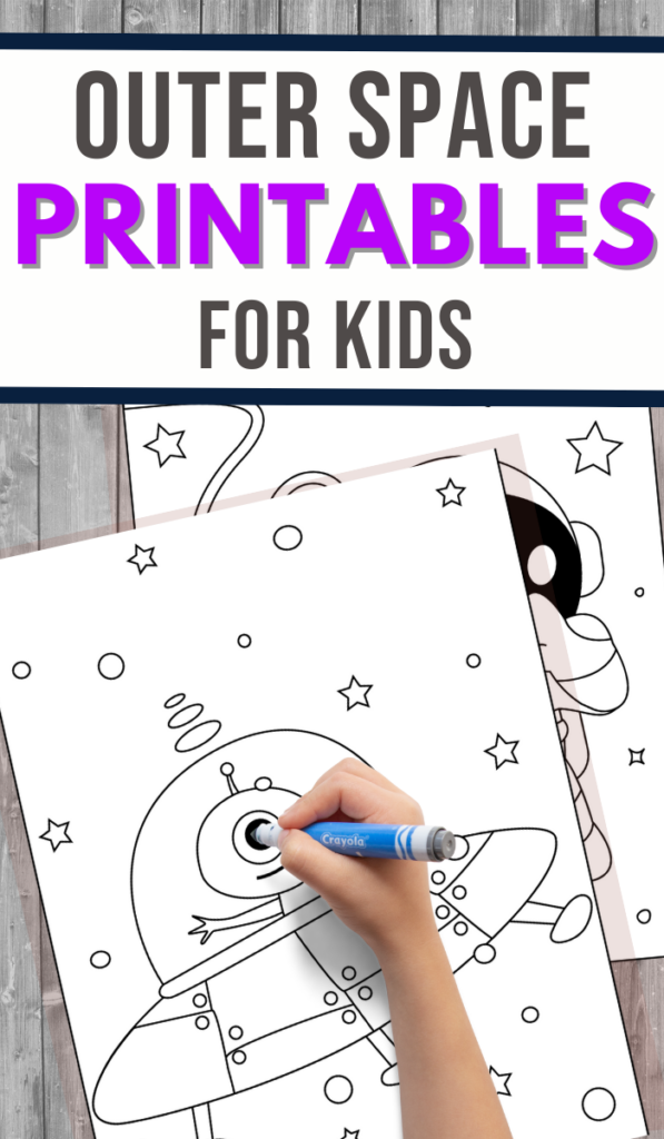 Outer Space Activity Pages - 3 Boys and a Dog