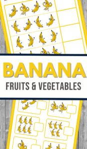 B is for Bananas Preschool Worksheets - 3 Boys and a Dog