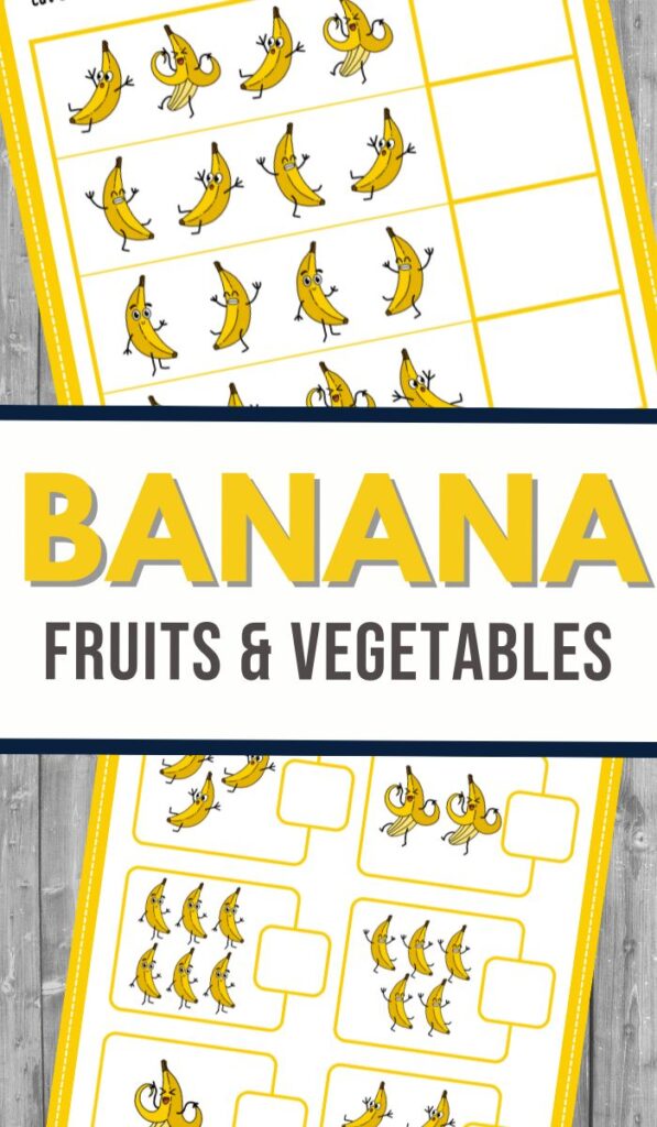 B is for Bananas Preschool Worksheets - 3 Boys and a Dog