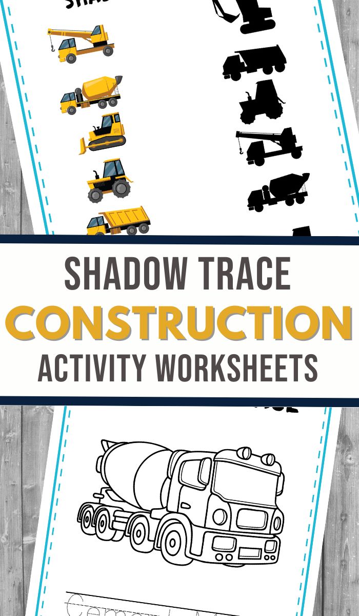 Construction Activity Set - 3 Boys and a Dog