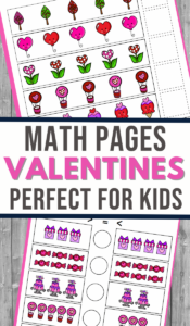 Preschool Math for Valentine's Day - 3 Boys and a Dog