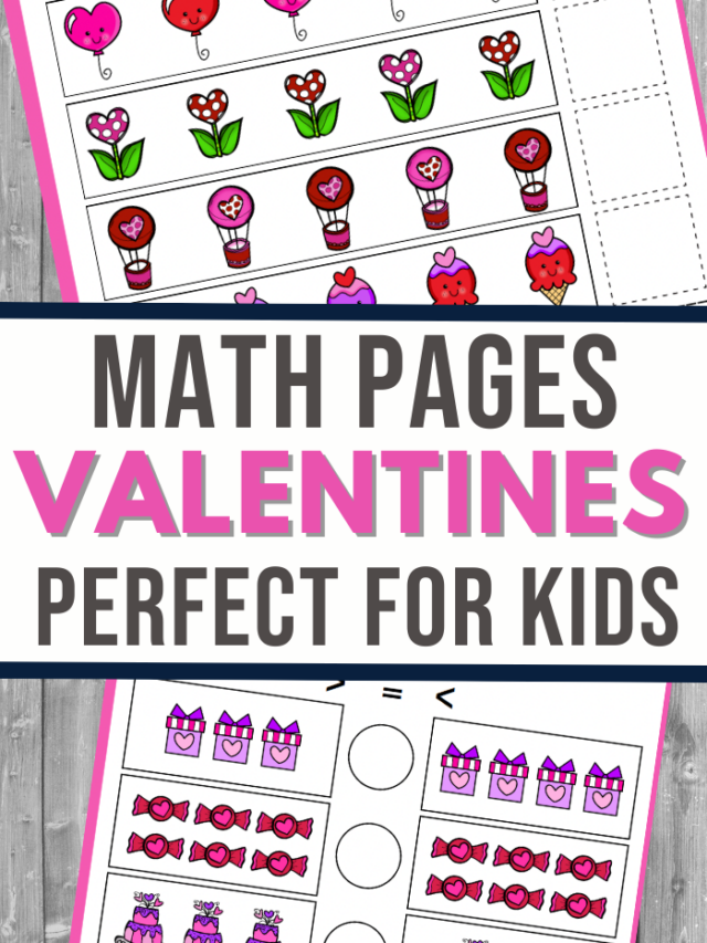 Preschool Math for Valentine’s Day - 3 Boys and a Dog