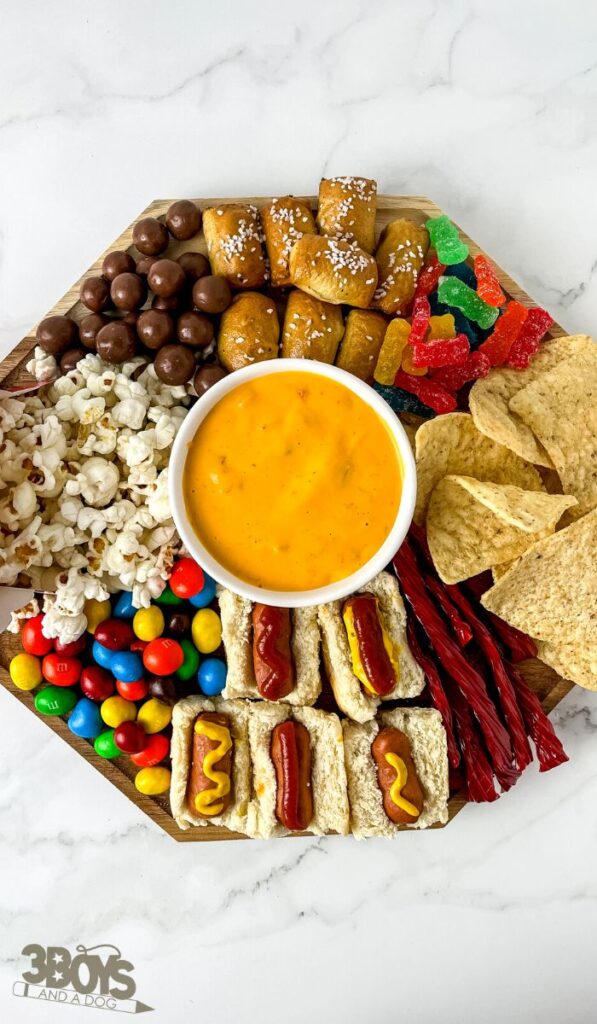 Movie Snack Board Idea - 3 Boys and a Dog