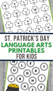 St. Patrick's Day Language Arts Worksheets - 3 Boys and a Dog