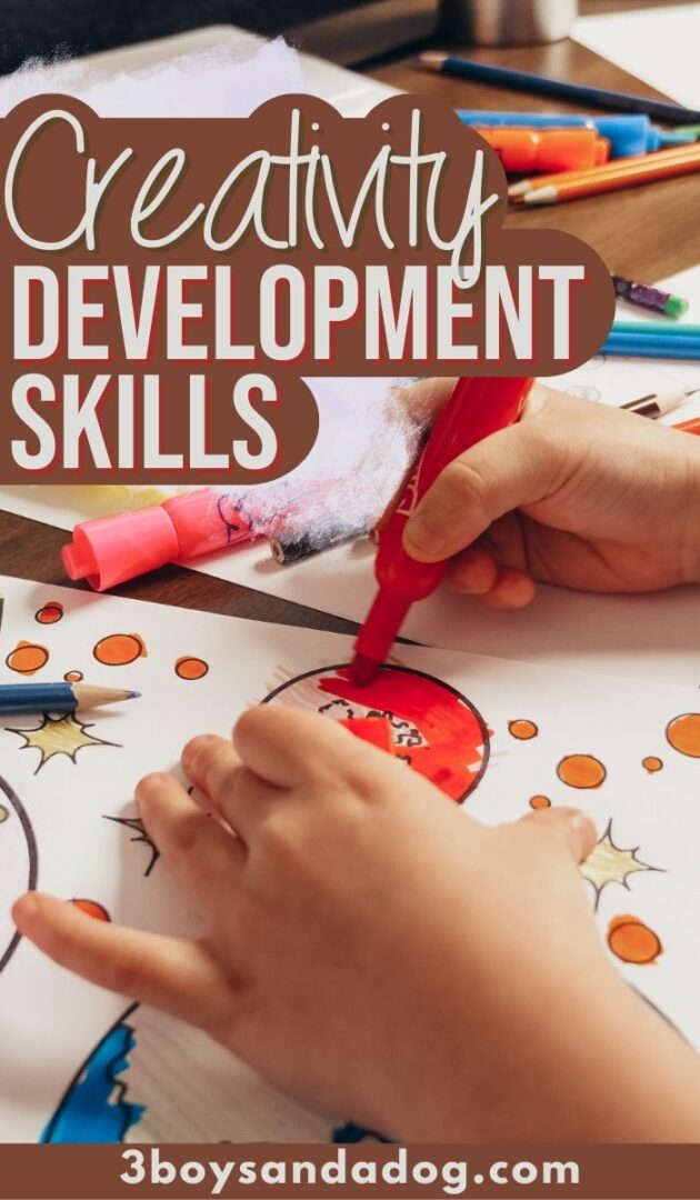 How to Develop Your Child's Creativity - 3 Boys and a Dog