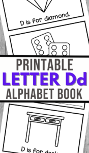 Printable Letter D Book - 3 Boys and a Dog