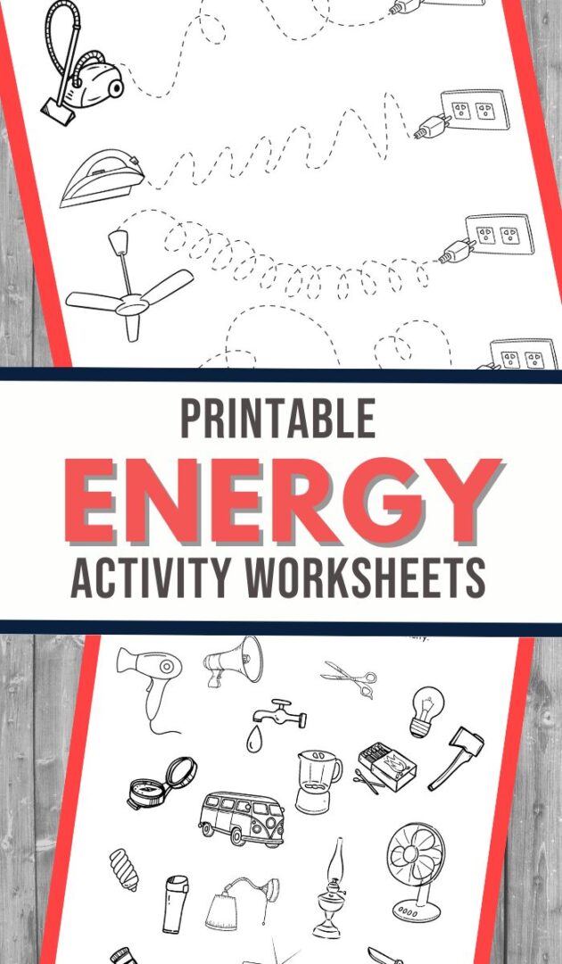 Forms of Energy Printable Worksheets - 3 Boys and a Dog