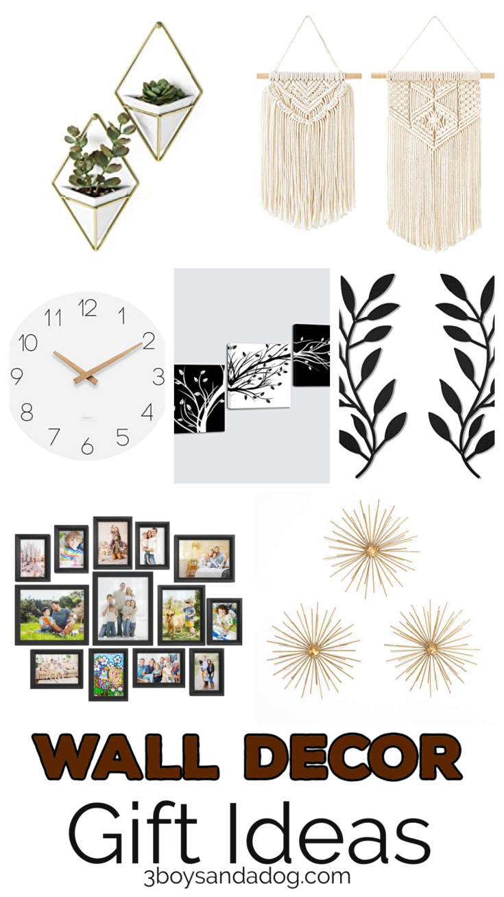 15 Wall Decor Gift Ideas - 3 Boys and a Dog