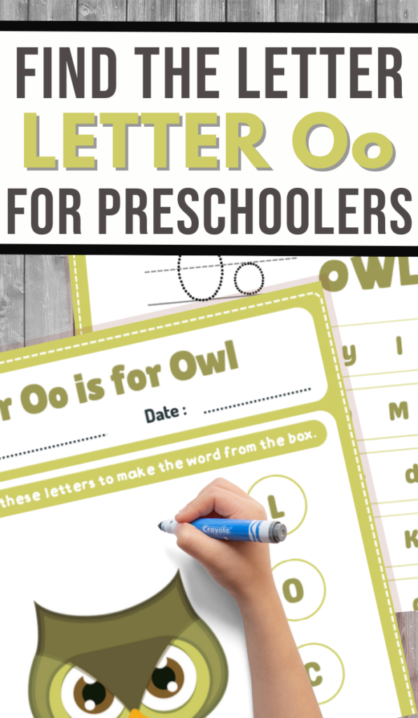 Find the Letter O is for Owl Worksheet Pack - 3 Boys and a Dog