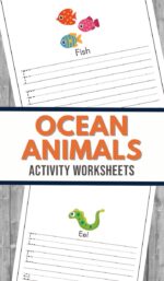 Ocean Animals Alphabet Printable Pack - 3 Boys and a Dog