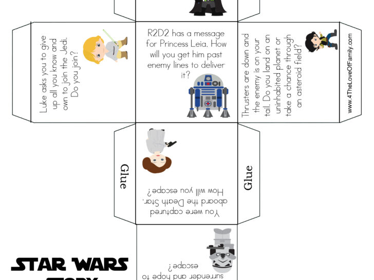 Free Star Wars Printables for Children - 3 Boys and a Dog