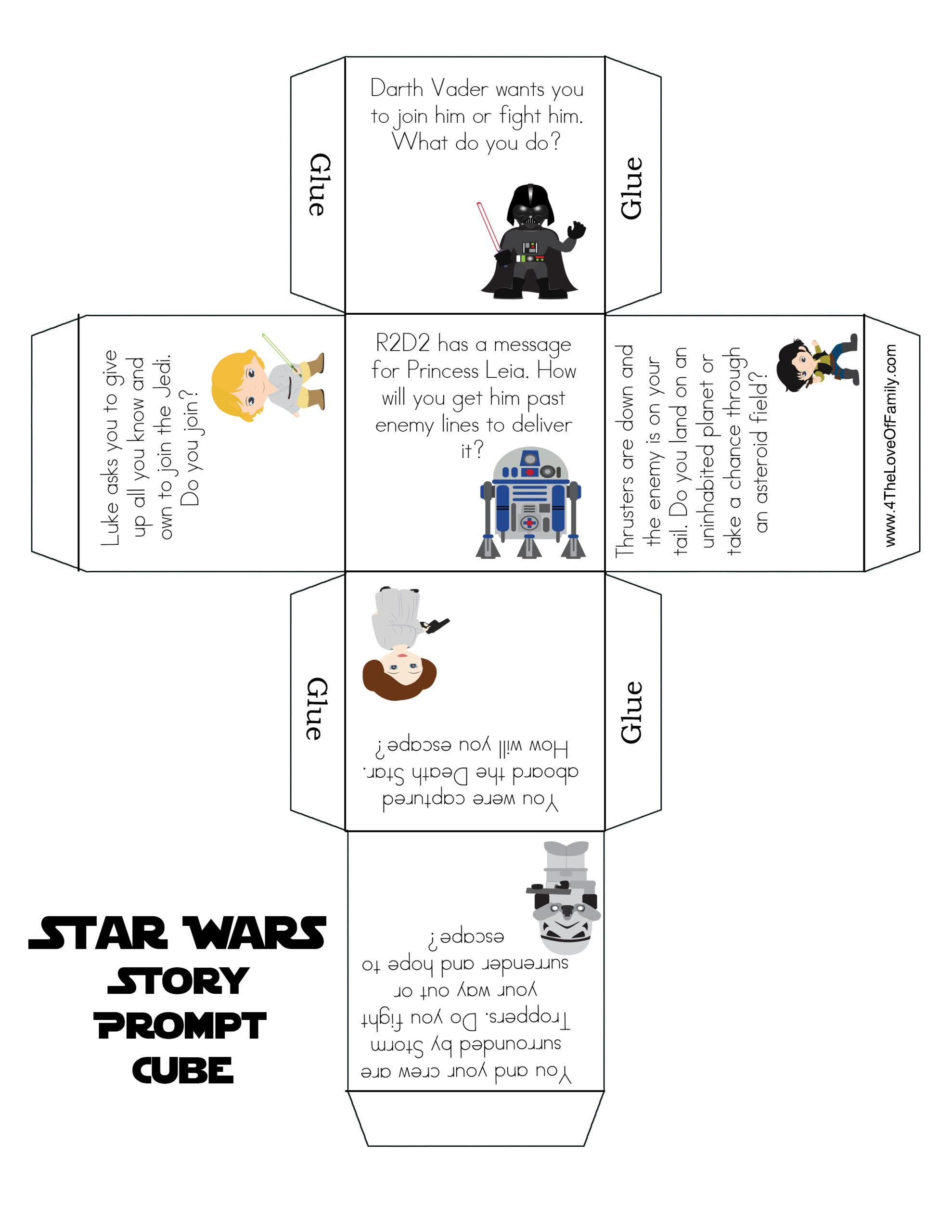 Free Star Wars Printables for Children - 3 Boys and a Dog
