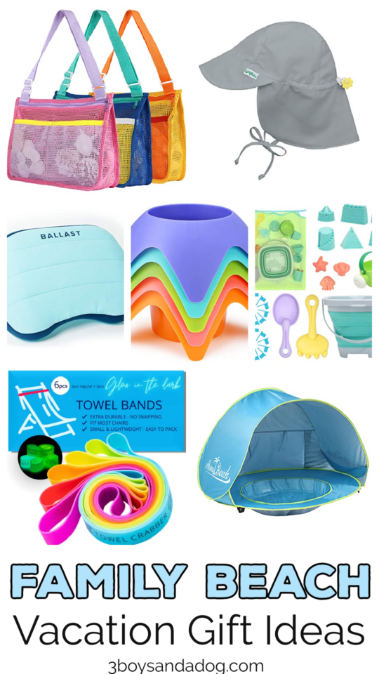 15 Family Beach Vacation Gift Ideas - 3 Boys and a Dog