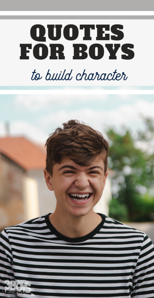 Boys Life Quotes for Building Character