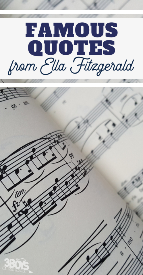 Ella Fitzgerald Famous Quotes