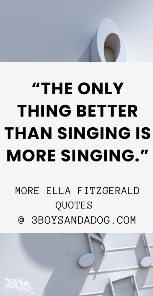 Ella Fitzgerald Famous Quotes