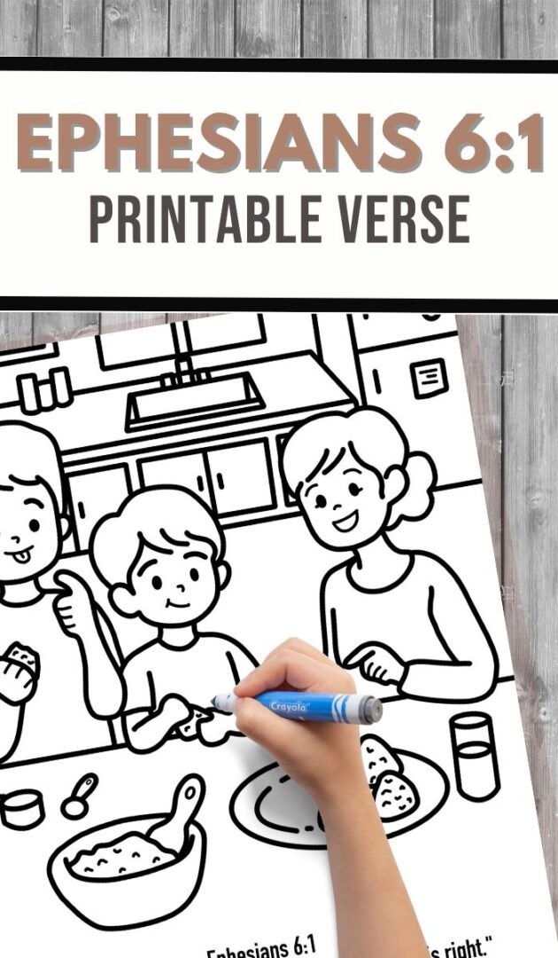 Ephesians 6:1 Coloring Page - 3 Boys and a Dog