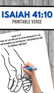 Isaiah 41:10 Coloring Page - 3 Boys and a Dog