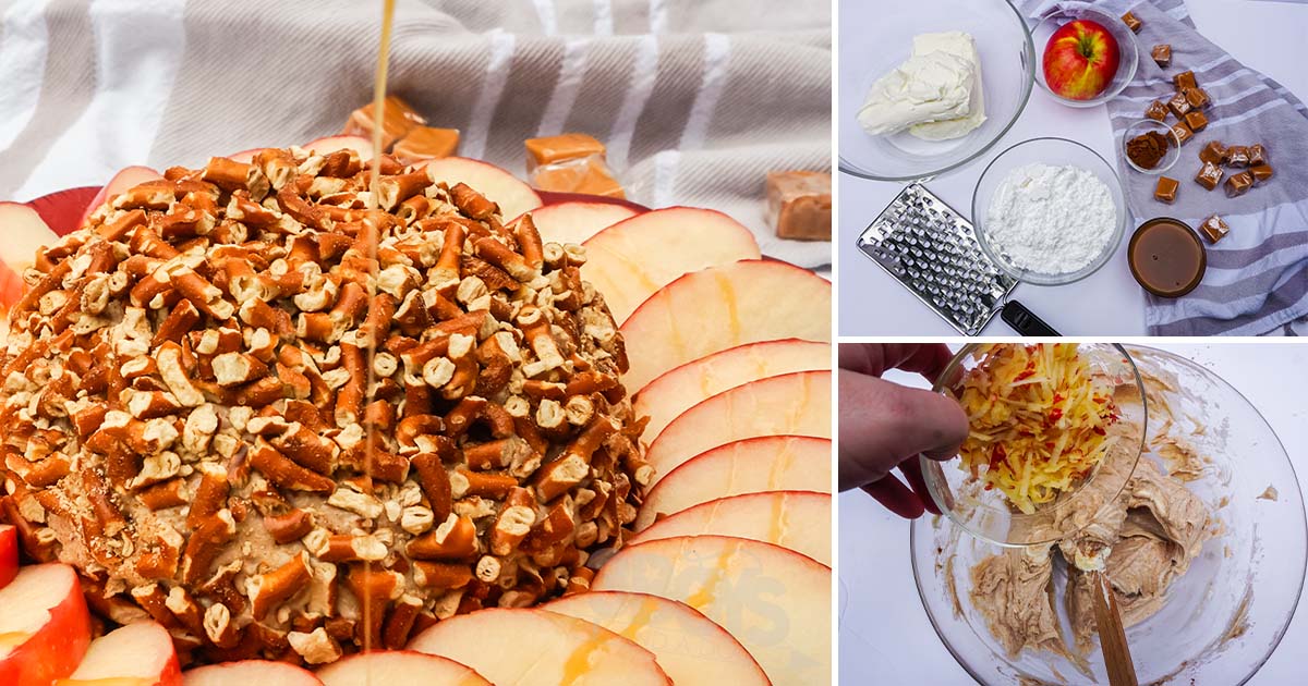 Caramel Apple Cheese Ball - 3 Boys and a Dog