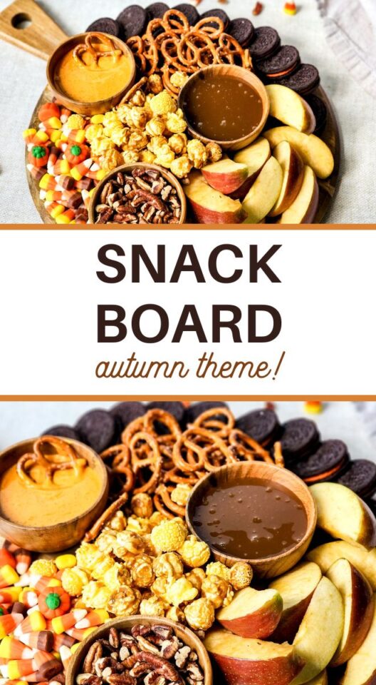 Autumn Snack Board Recipe - 3 Boys and a Dog
