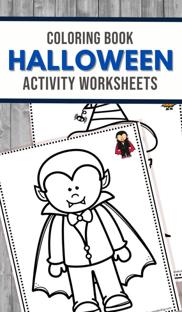 Halloween Coloring Activities for Preschool - 3 Boys and a Dog