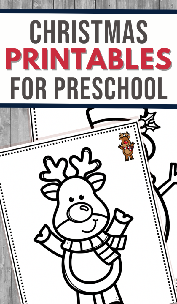 Christmas Coloring Activities for Preschool - 3 Boys and a Dog